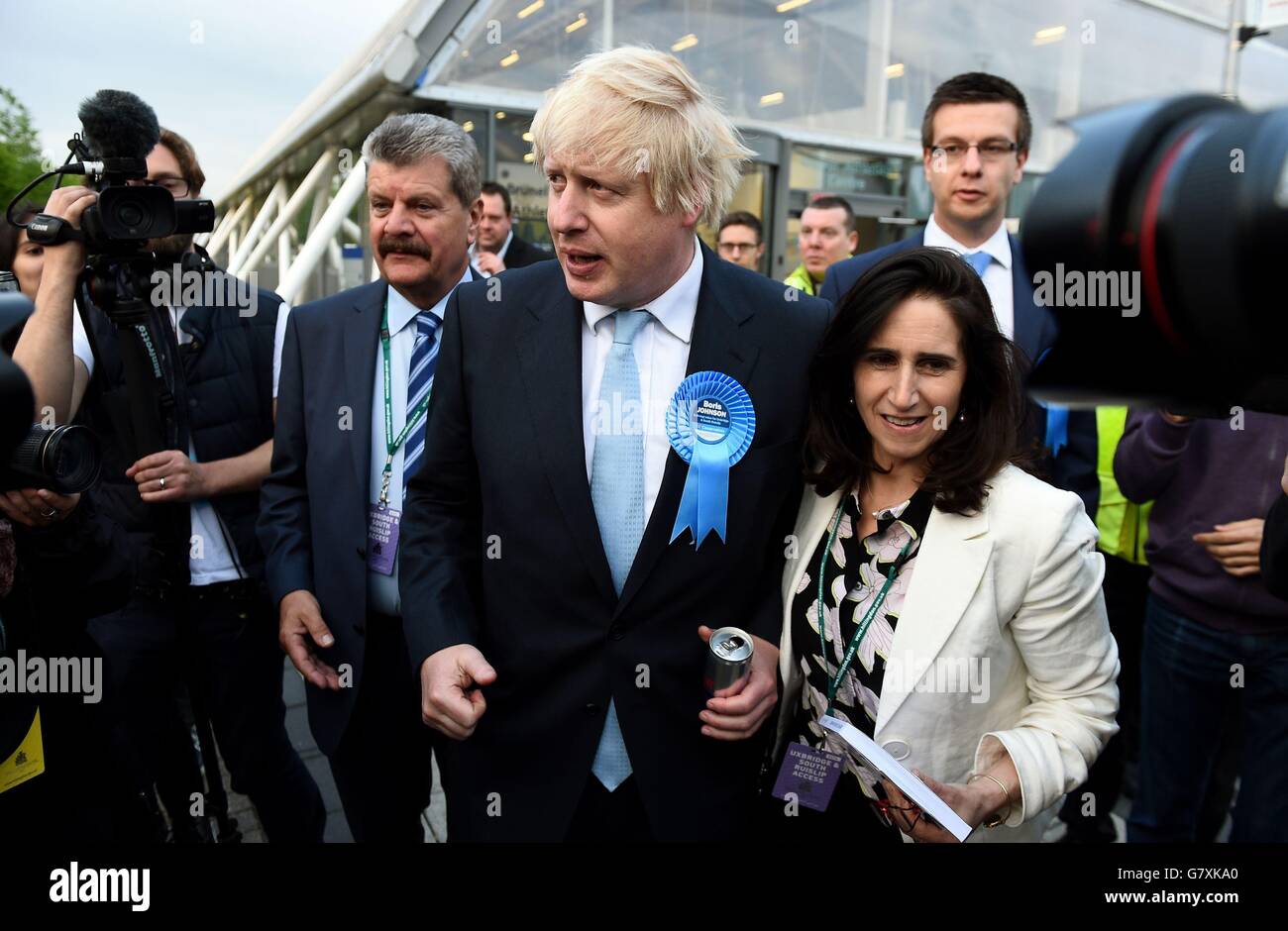 General Election 2015 declaration - May 7th Stock Photo - Alamy