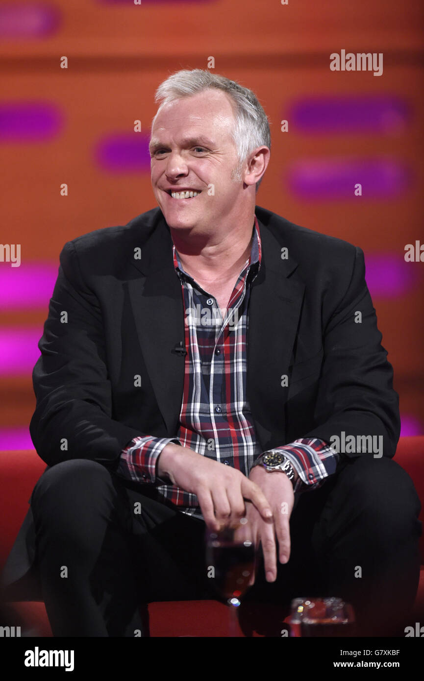 Greg Davies during filming of the Graham Norton Show, at the London ...