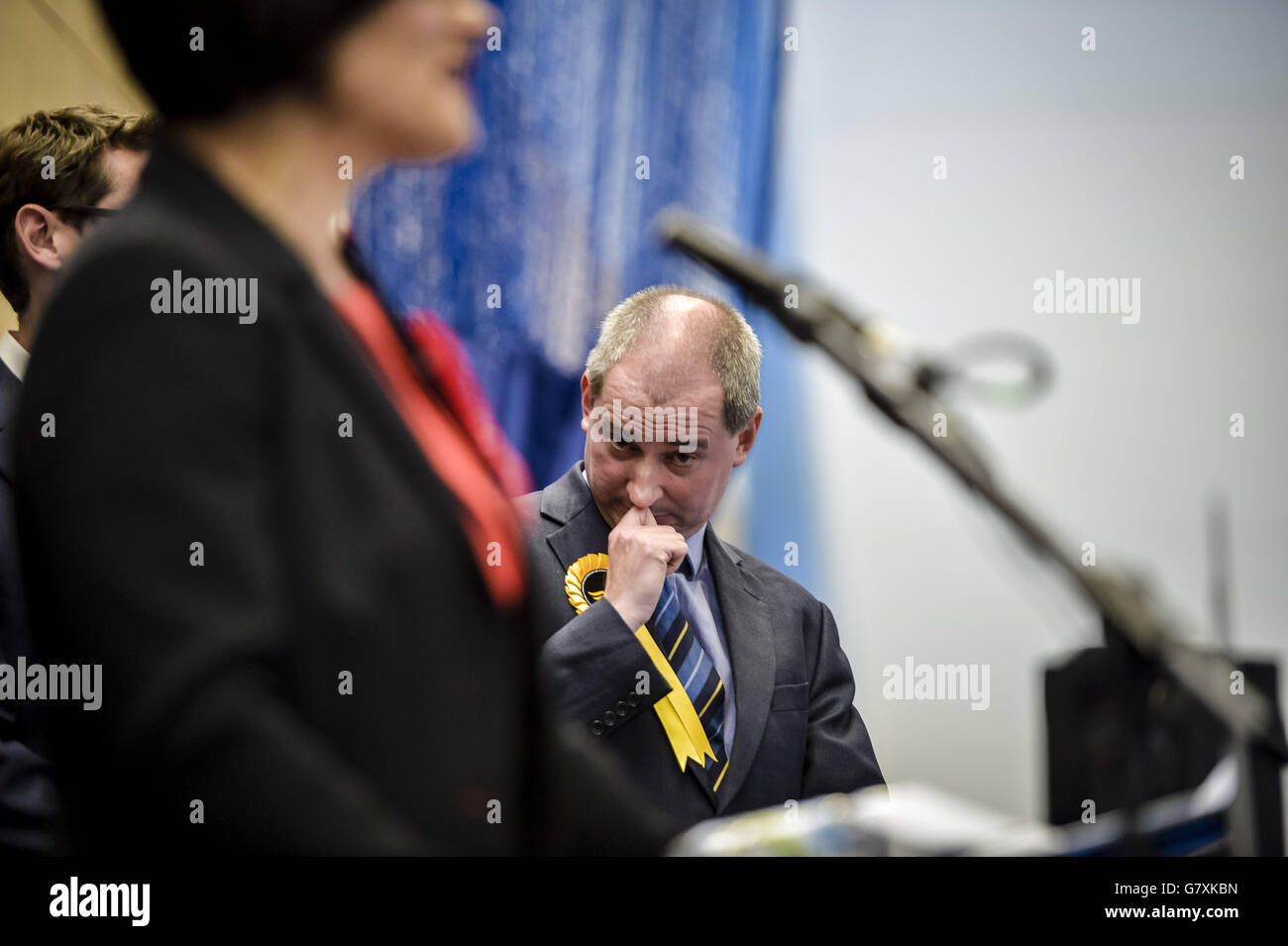 General Election 2015 declaration - May 7th Stock Photo - Alamy