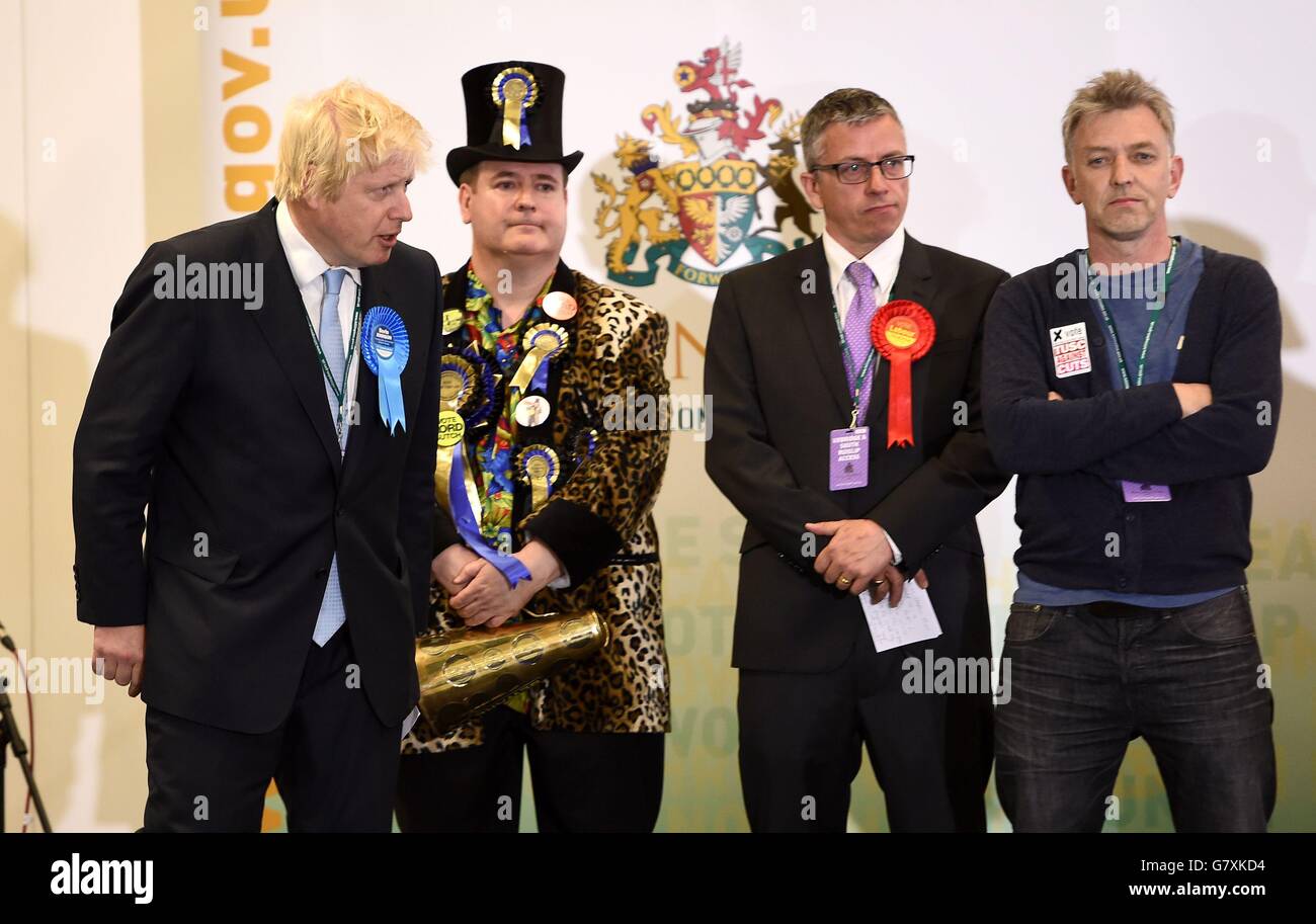 General Election 2015 declaration - May 7th Stock Photo - Alamy