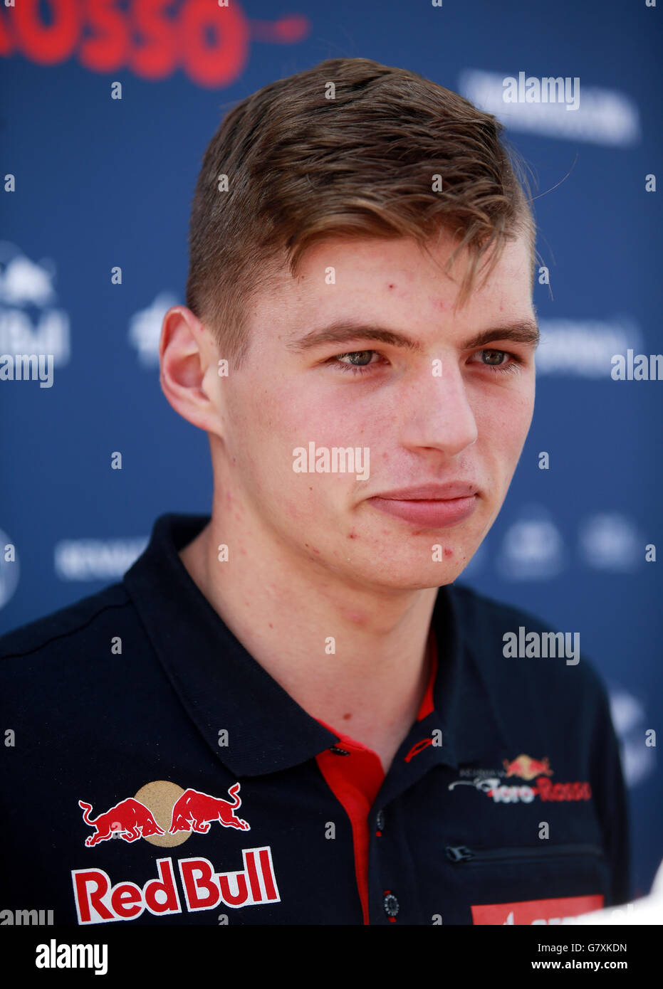 Torro Rosso's Max Verstappen during the paddock day at the Circuit de ...