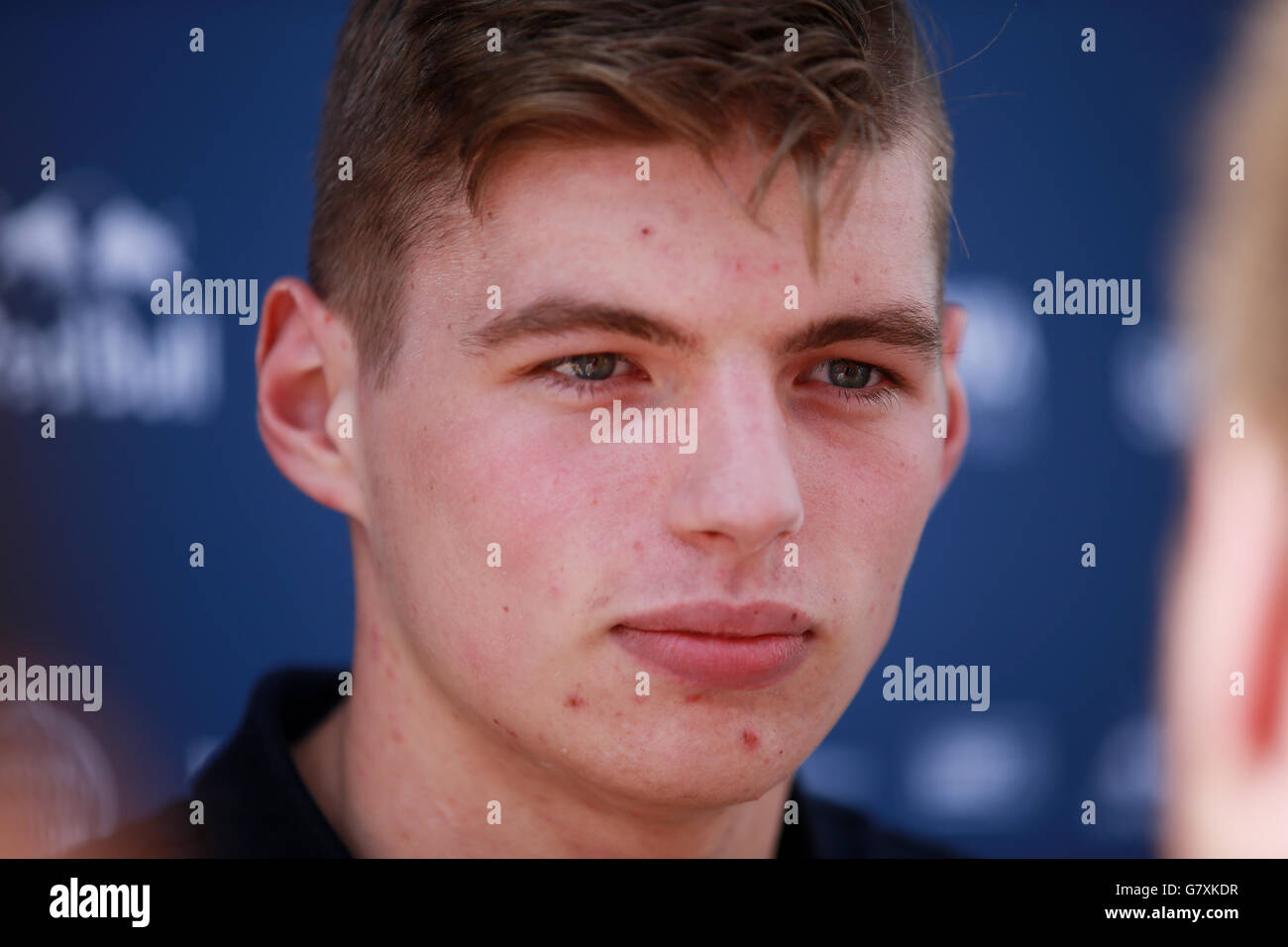 Torro Rosso's Max Verstappen during the paddock day at the Circuit de ...