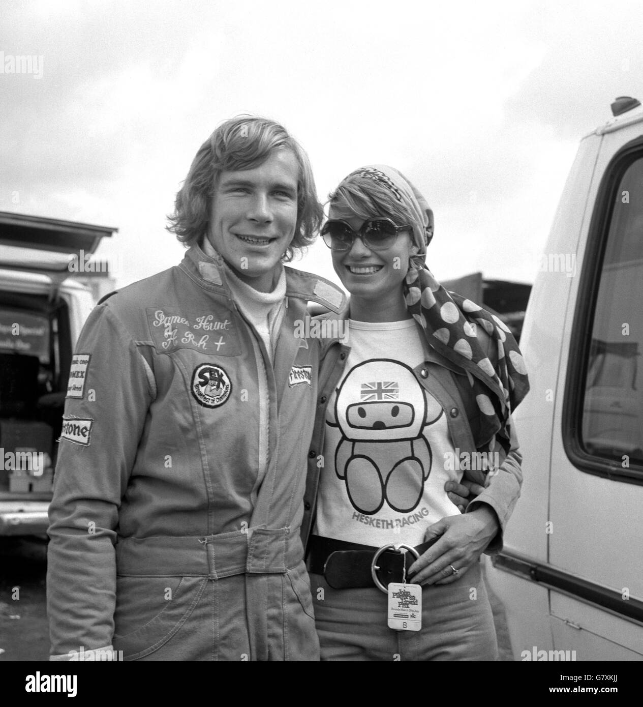 Racing and james hunt Black and White Stock Photos & Images - Alamy