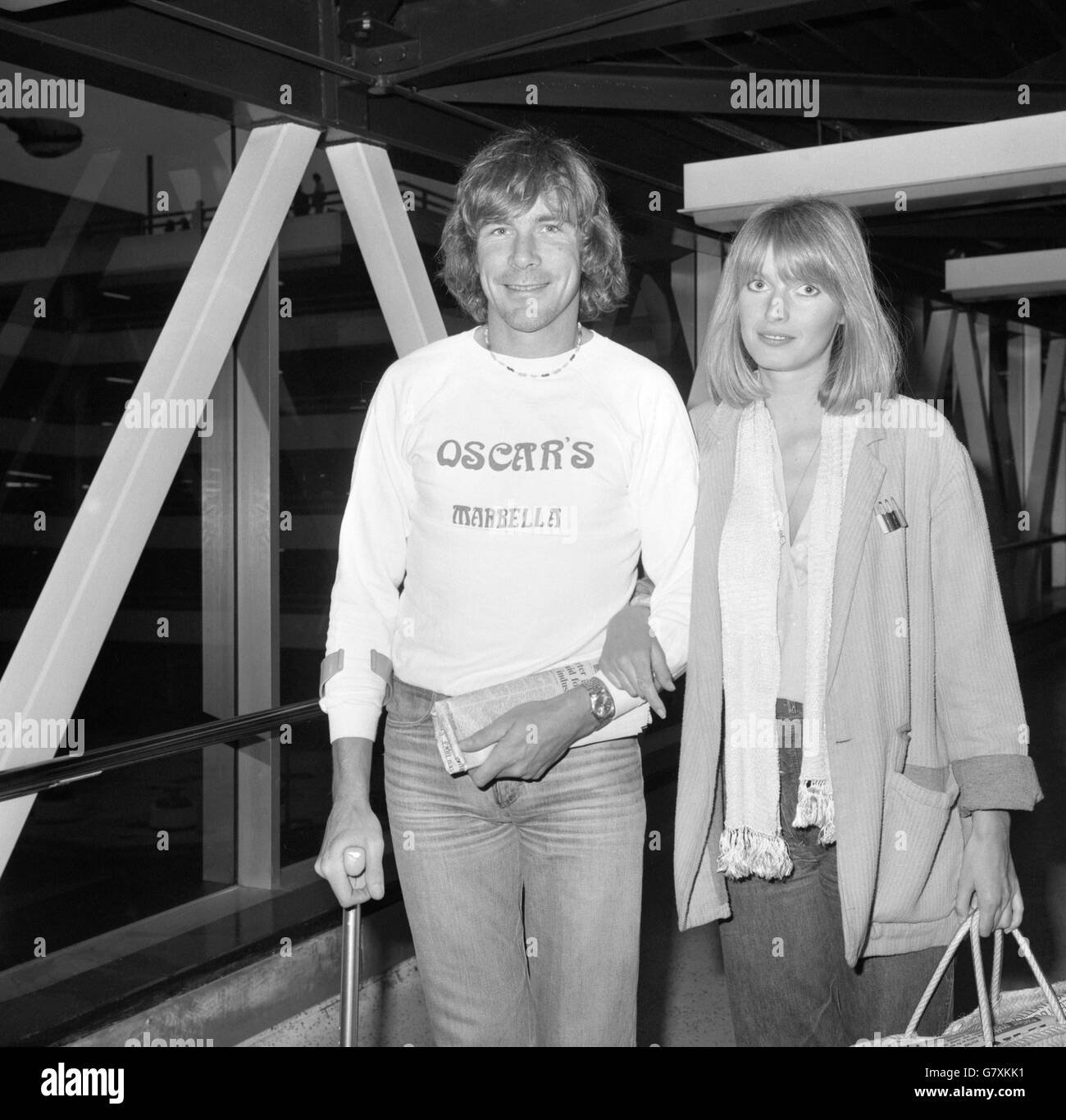 Motor Racing - James Hunt - Heathrow Airport, London Stock Photo - Alamy