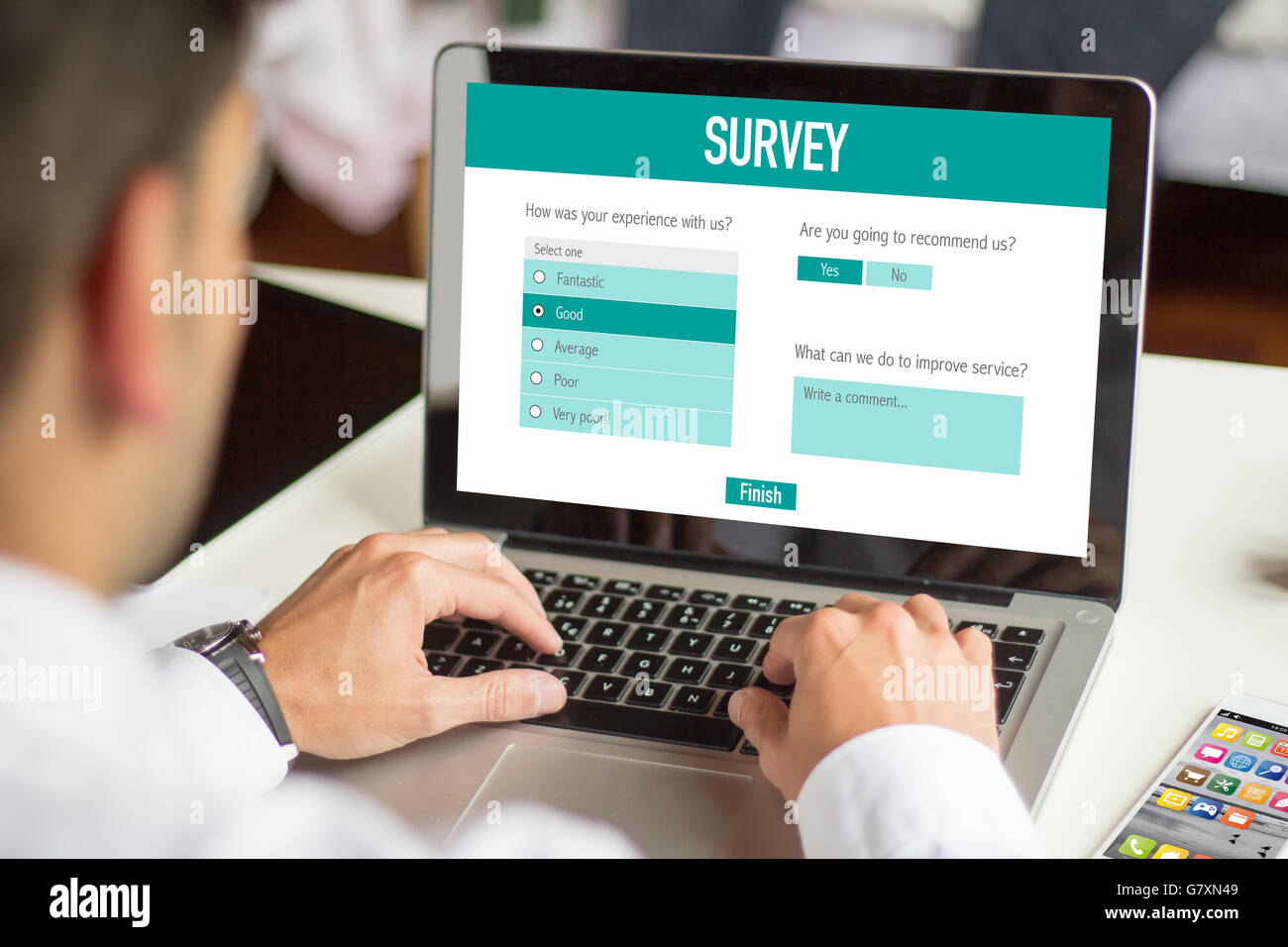Online survey hi-res stock photography and images - Alamy
