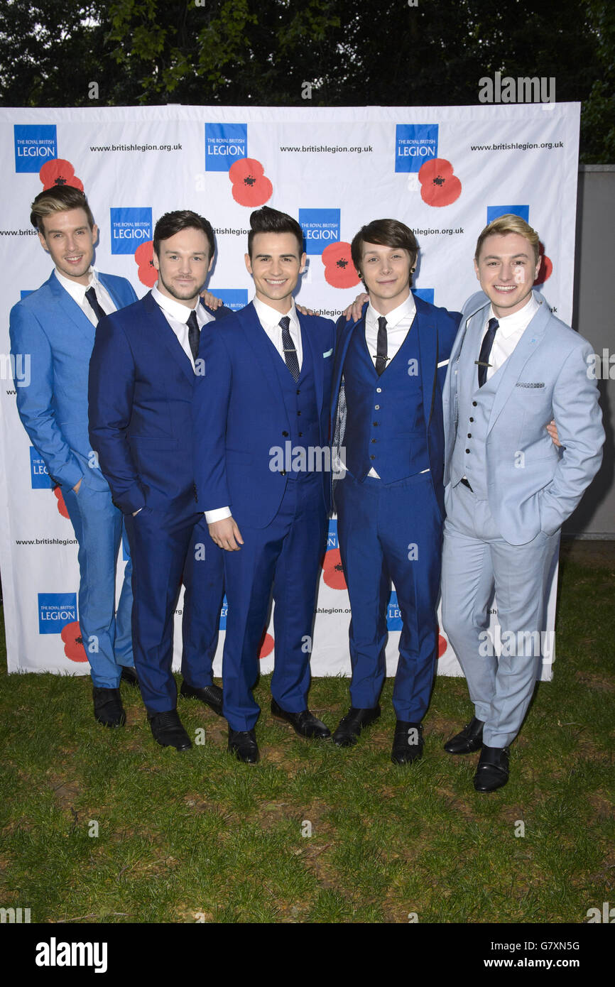 Collabro pictured backstage hi-res stock photography and images - Alamy