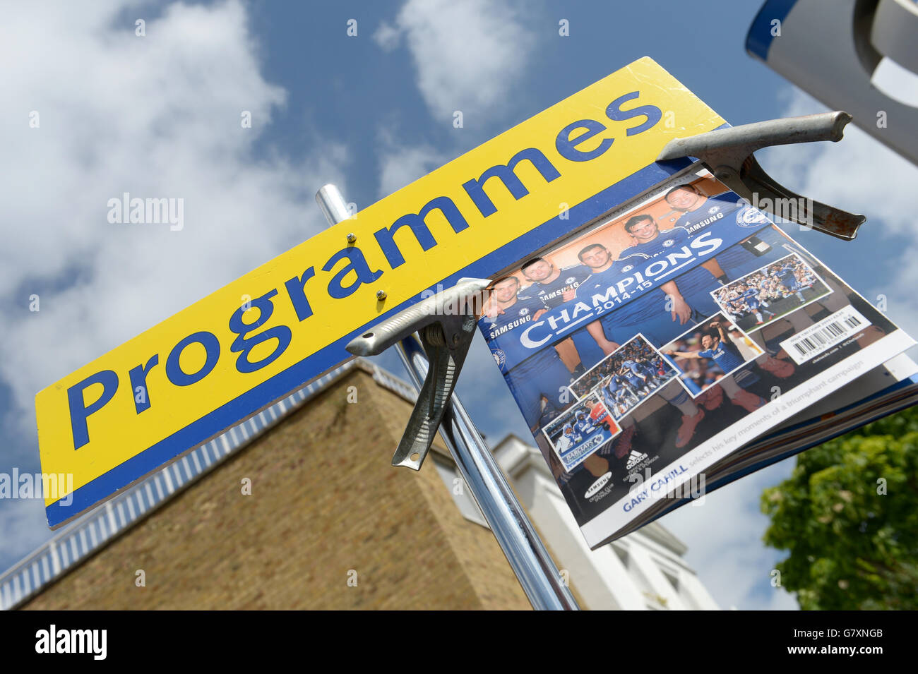 English football programmes hi-res stock photography and images - Alamy