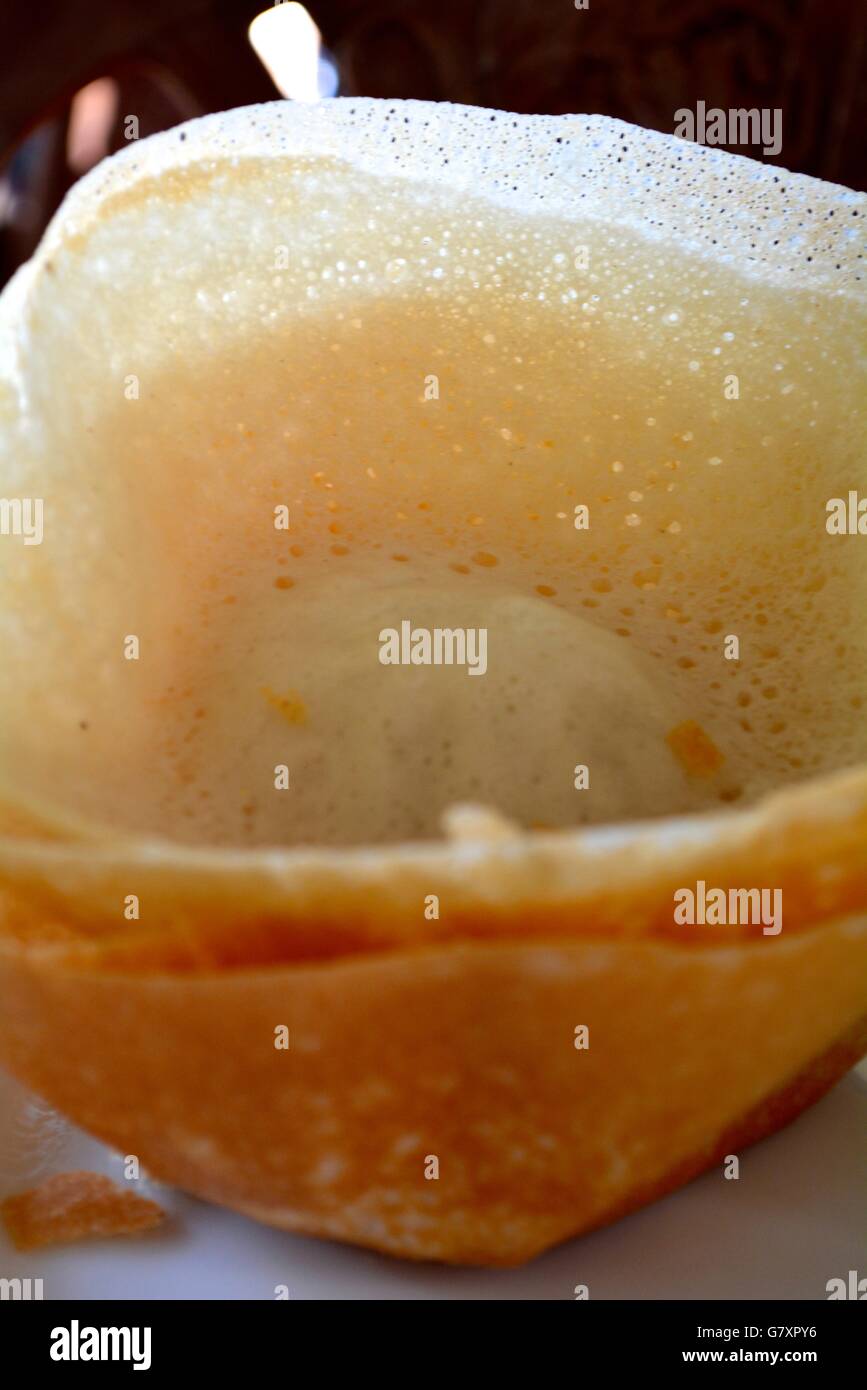 Egg hoppers for breakfast in Galle, Sri Lanka Stock Photo - Alamy