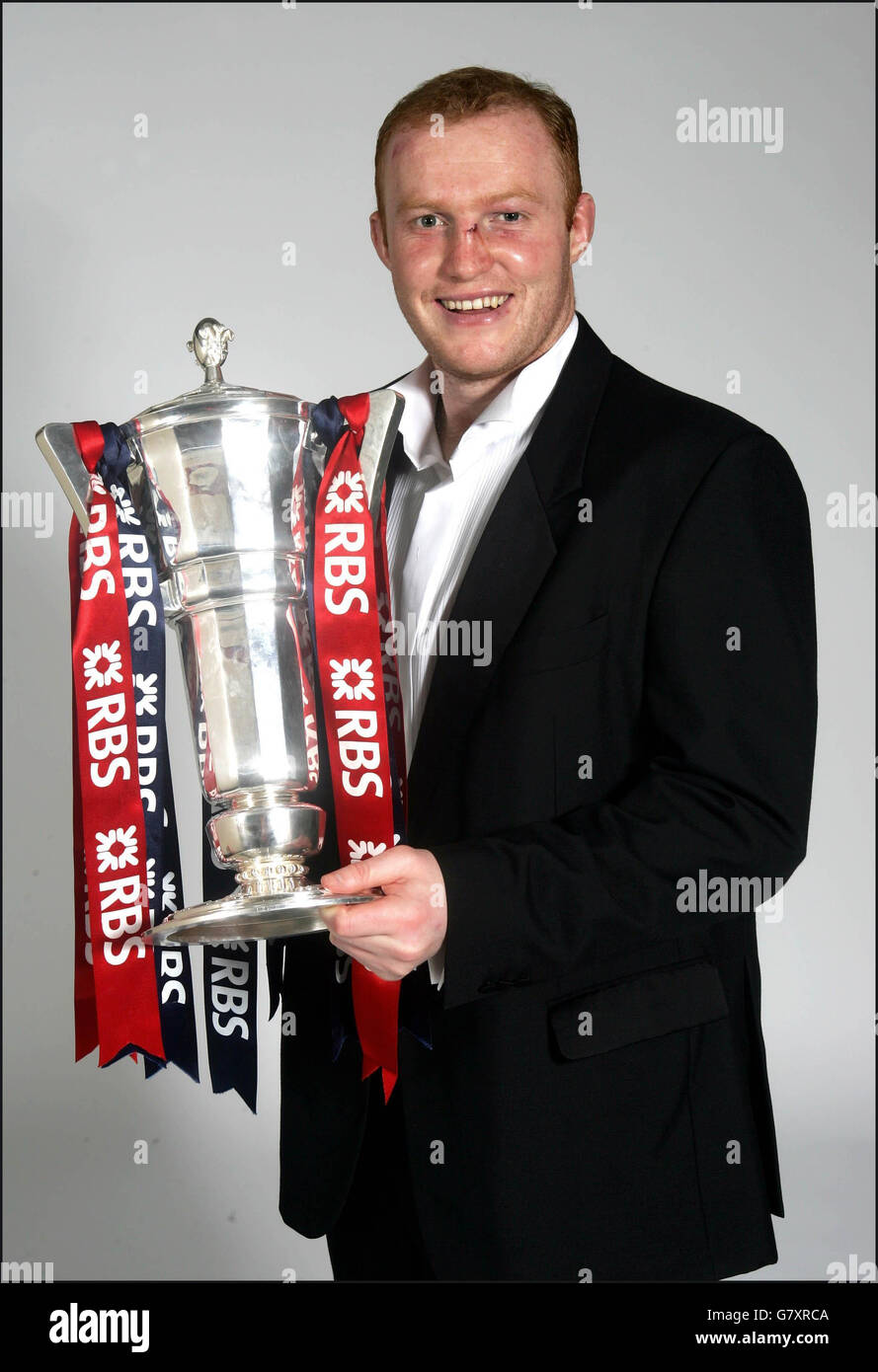 Wales' Martyn Williams celebrates being named RBS Player of the ...