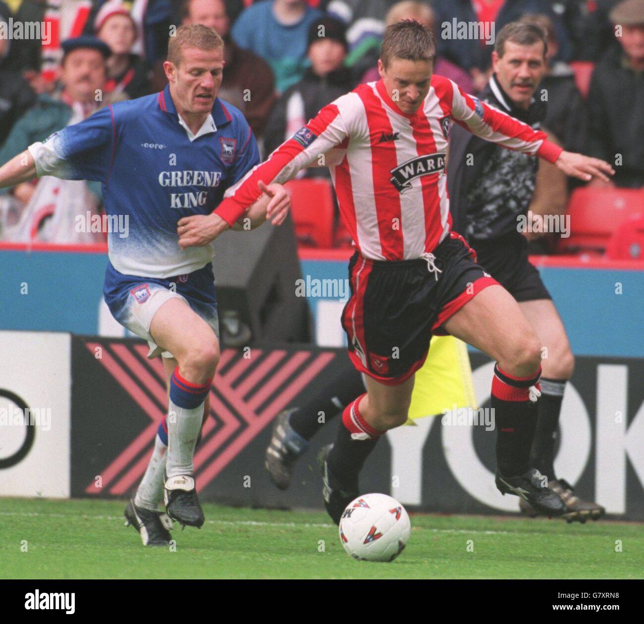 Sheffield united gets past chris swailes hi-res stock photography and ...