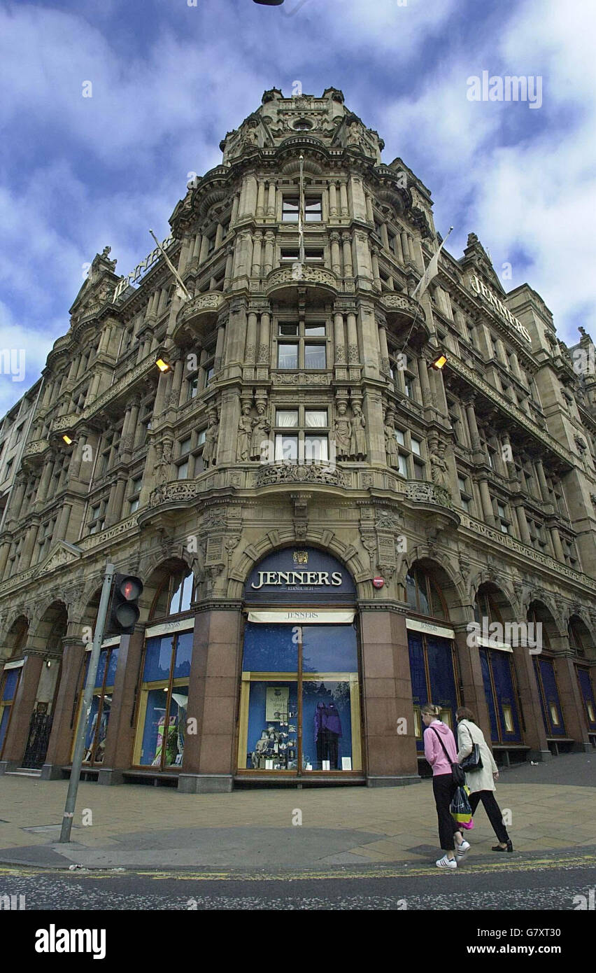 Jenners, the world's oldest independent department store. Exterior ...
