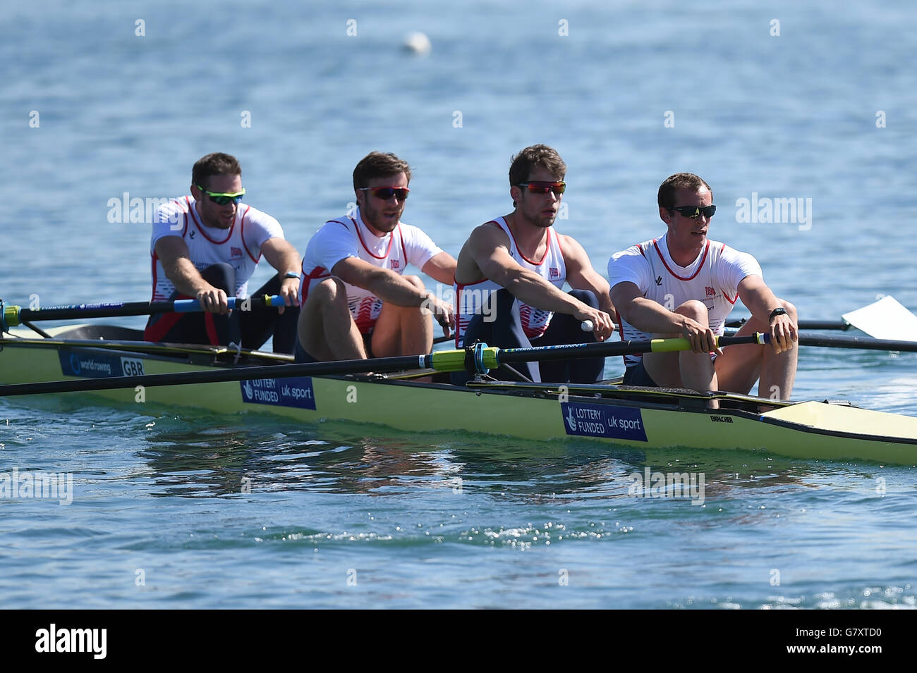 Great Britain's Men's Four of Nathaniel Reilly-O'Donnell, Alan Sinclair ...