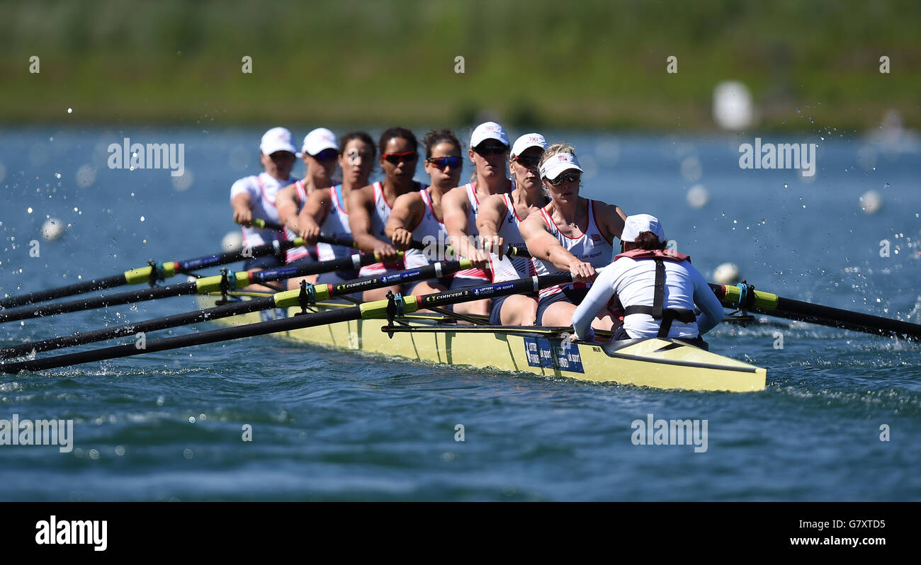 Great Britain's Women's Eight of Katie Greeves, Olivia Carnegie-Brown ...