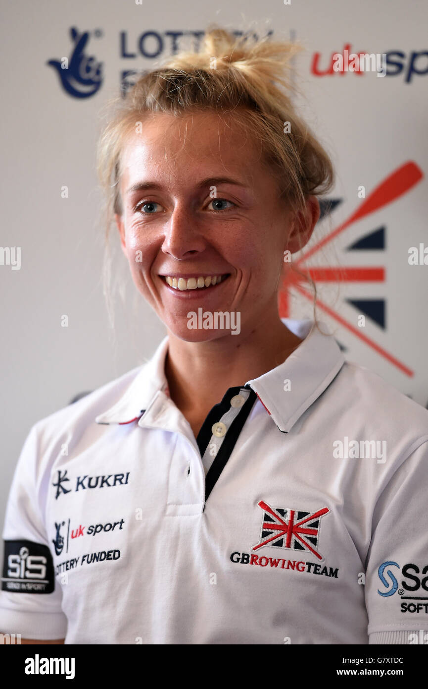 Great Britain's Katherine Copeland during a press conference at The ...