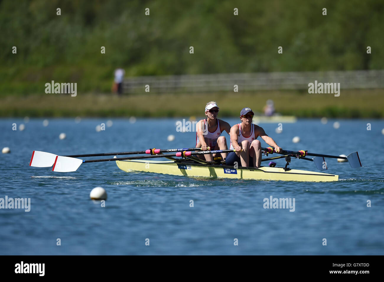 Rowing team gb training session national training centre hi-res stock ...