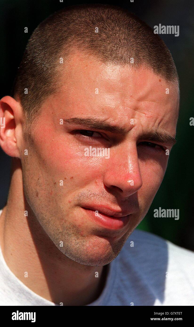 Athletics ... Ian Mackie and James Baulch training ... Cardiff ...