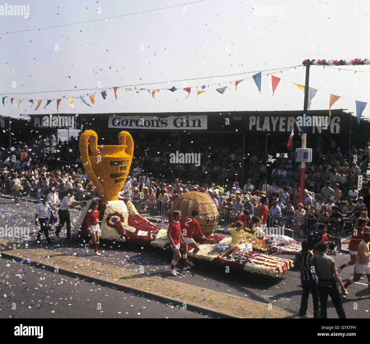 Battle of the Flowers - Jersey Stock Photo - Alamy