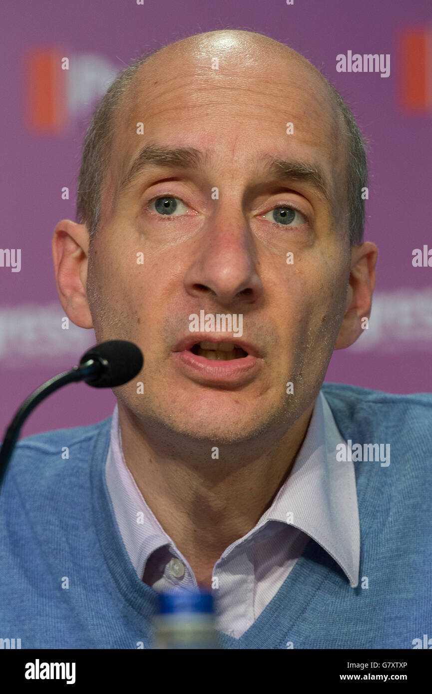 Lord andrew adonis speaks during the progress annual conference hi-res ...