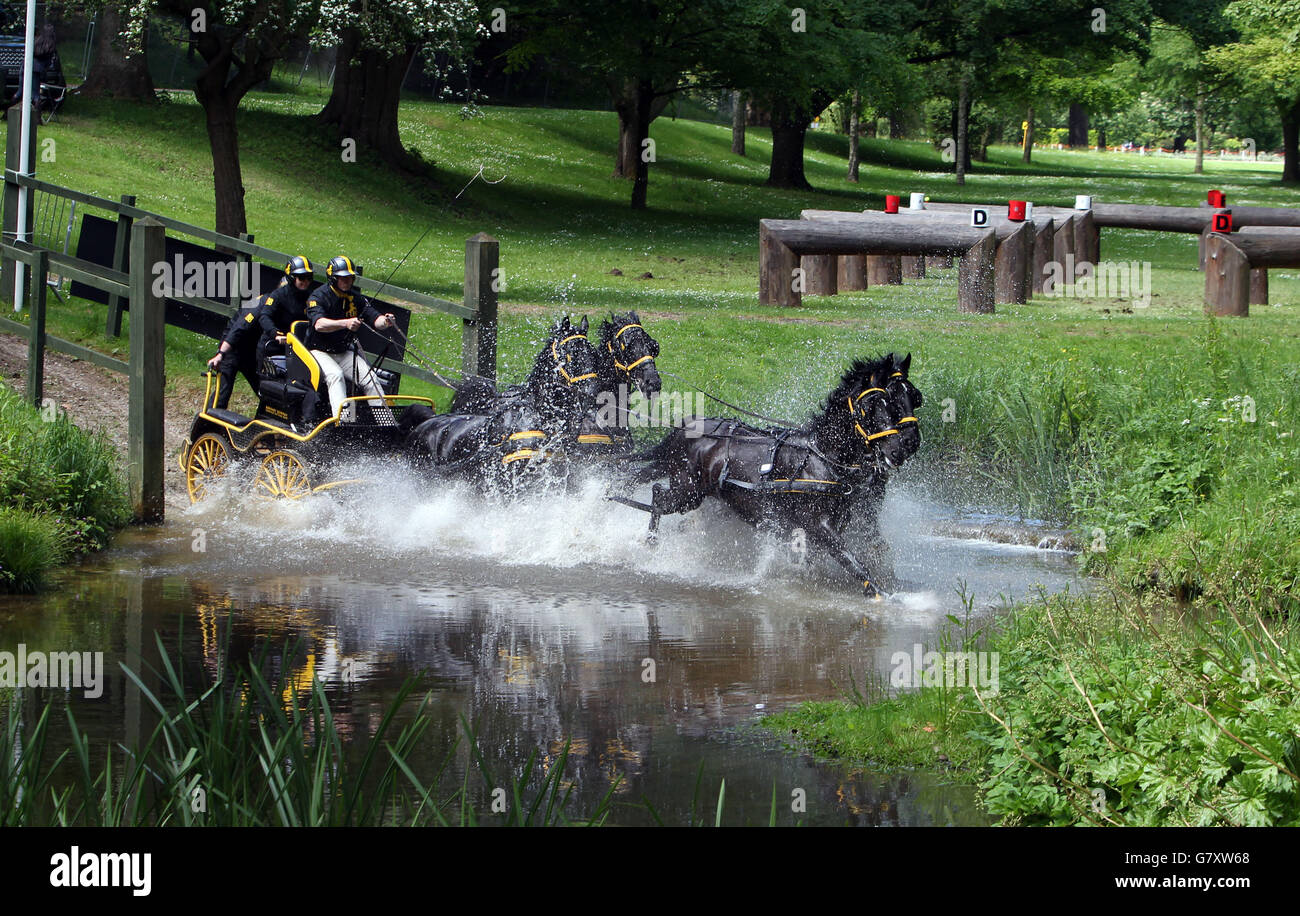 Great Britain's Barnaby Bowman competes in the Land Rover International ...