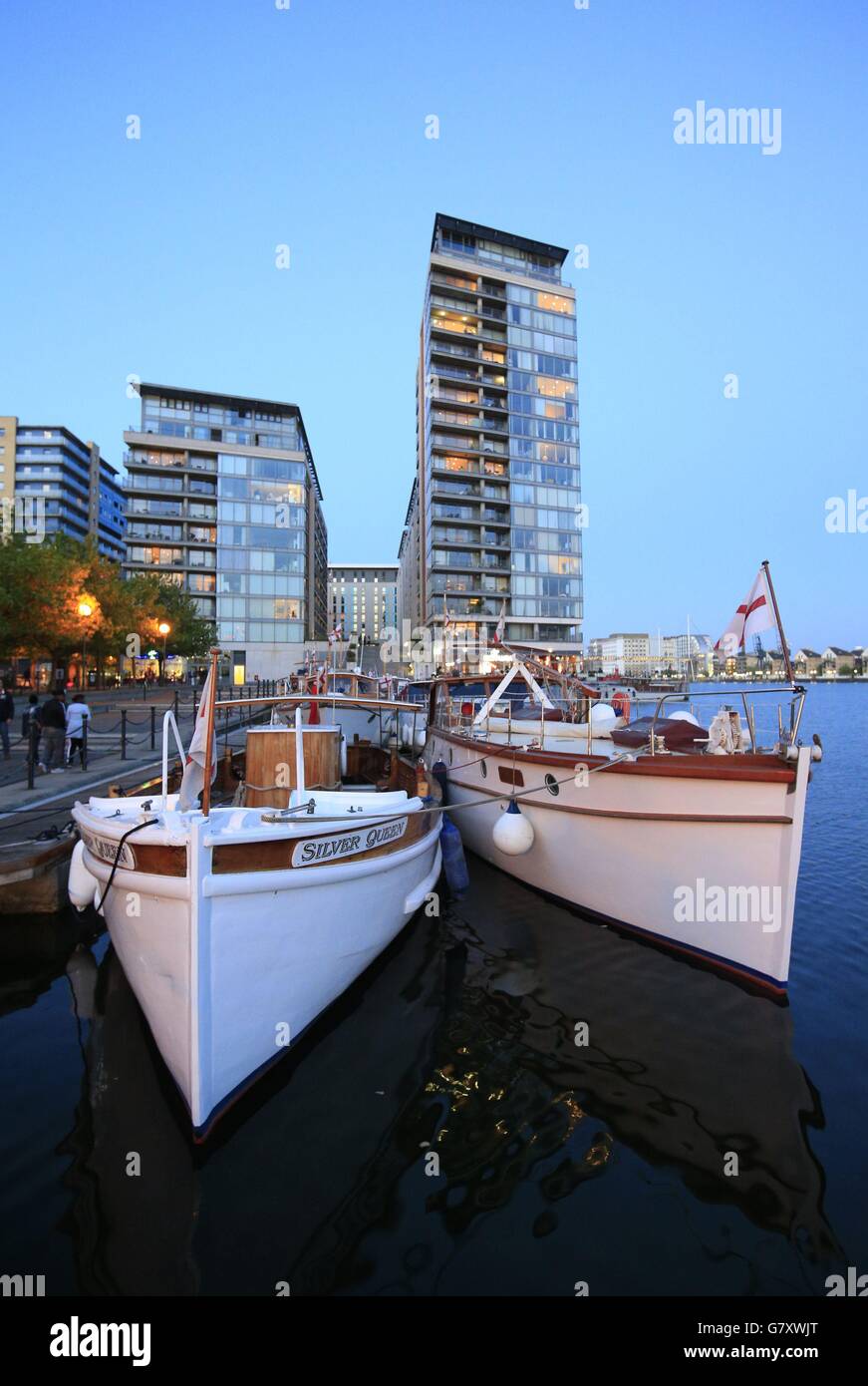 Dunkirk Little Ships gather at Royal Victoria Dock, London to help mark ...