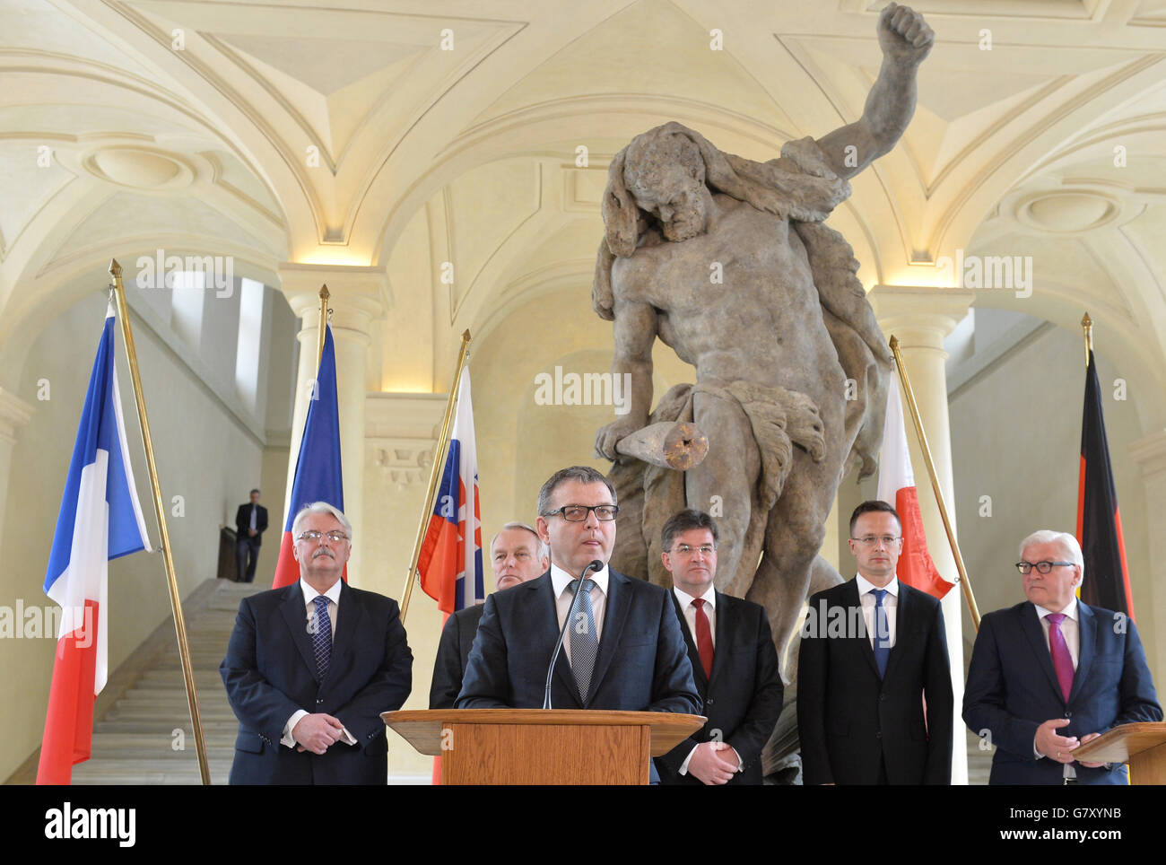 Prague, Czech Republic. 27th June, 2016. Foreign Affairs Ministers from ...