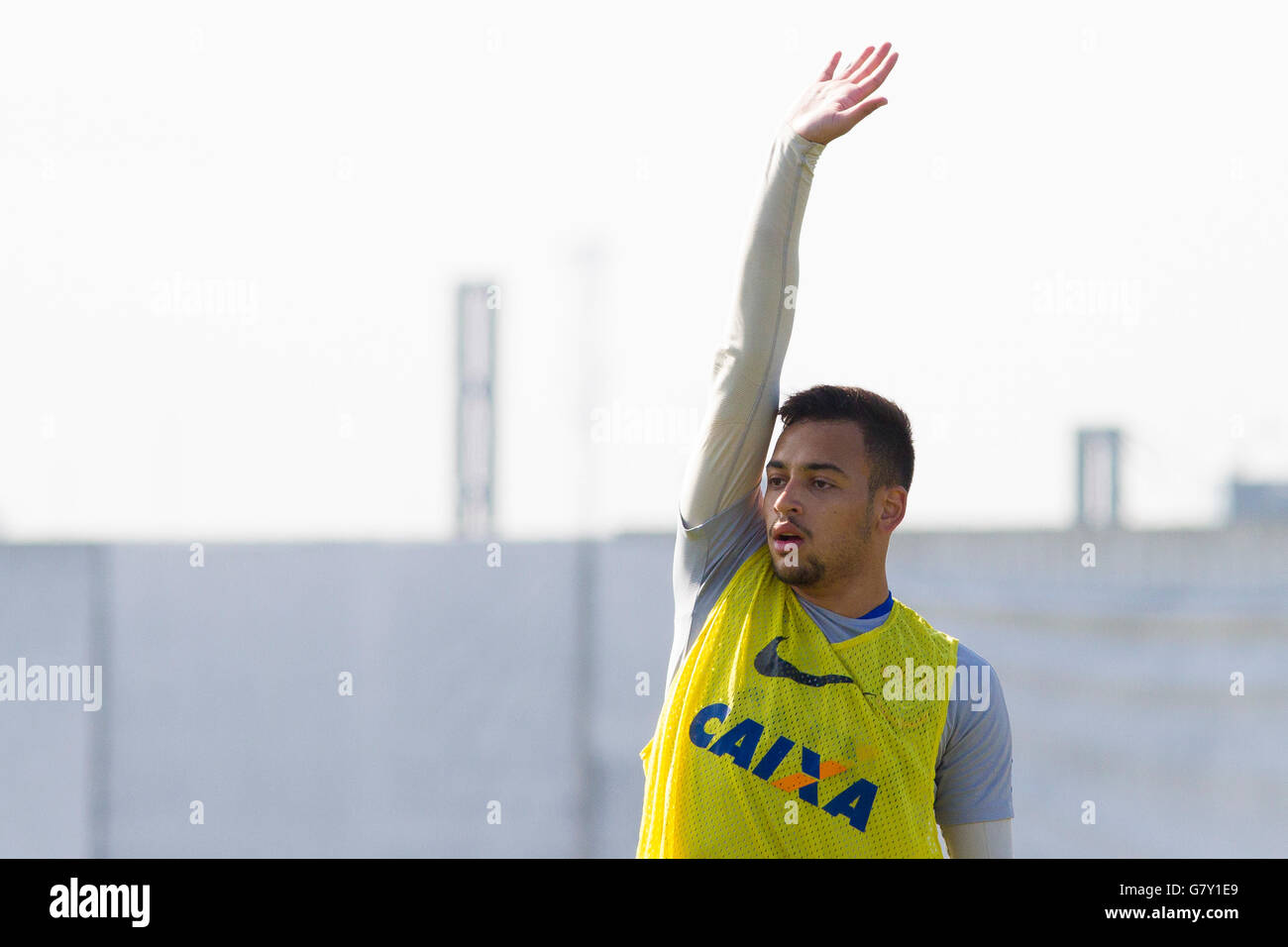 SAO PAULO, Brazil - 27/06/2016: TRAINING CORINTHIANS - Maycon during ...