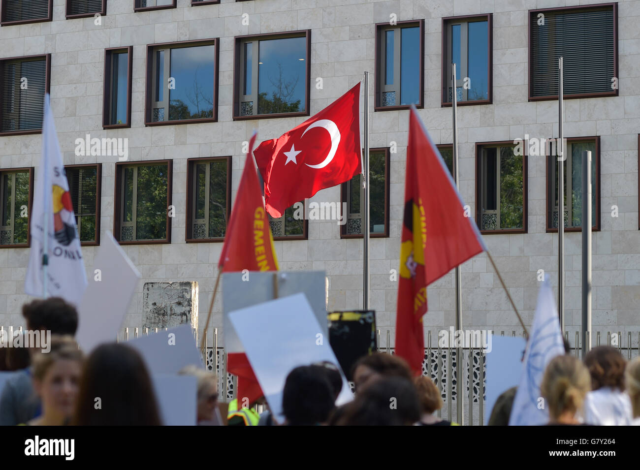 Berlin, Germany. 27th June, 2016. Activists from Reporters Without ...