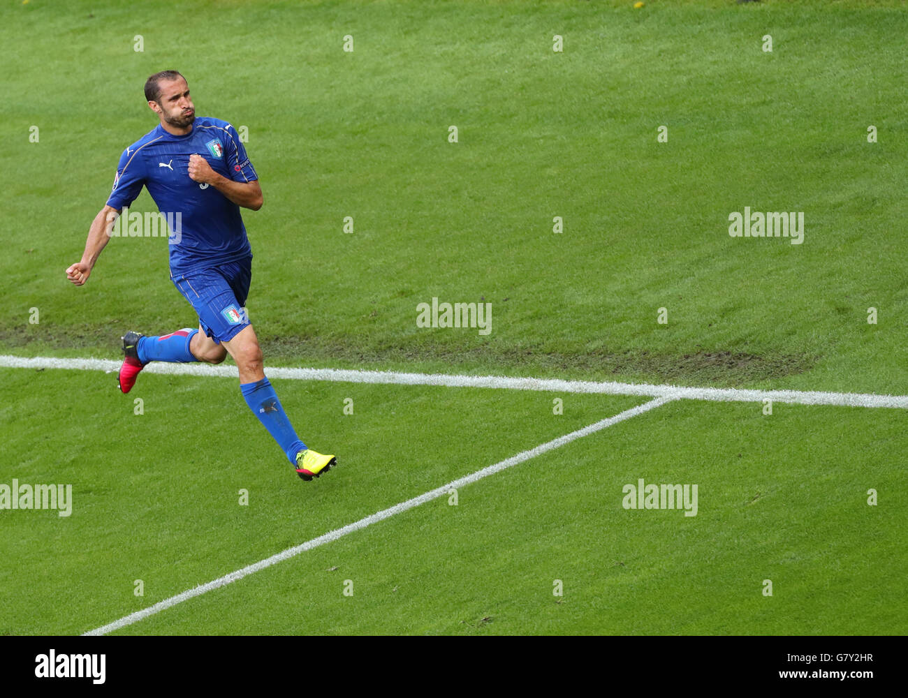 Saint-Denis, France. 27th June, 2016. Giorgio Chiellini of Italy ...