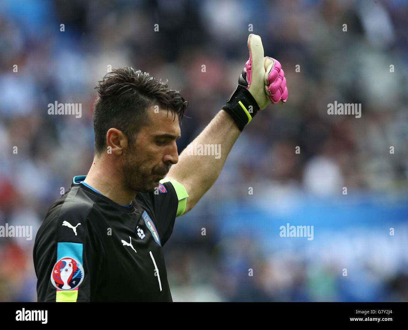 Paris, France. 27th June, 2016. Gianluigi Buffon, goalie of Italy ...