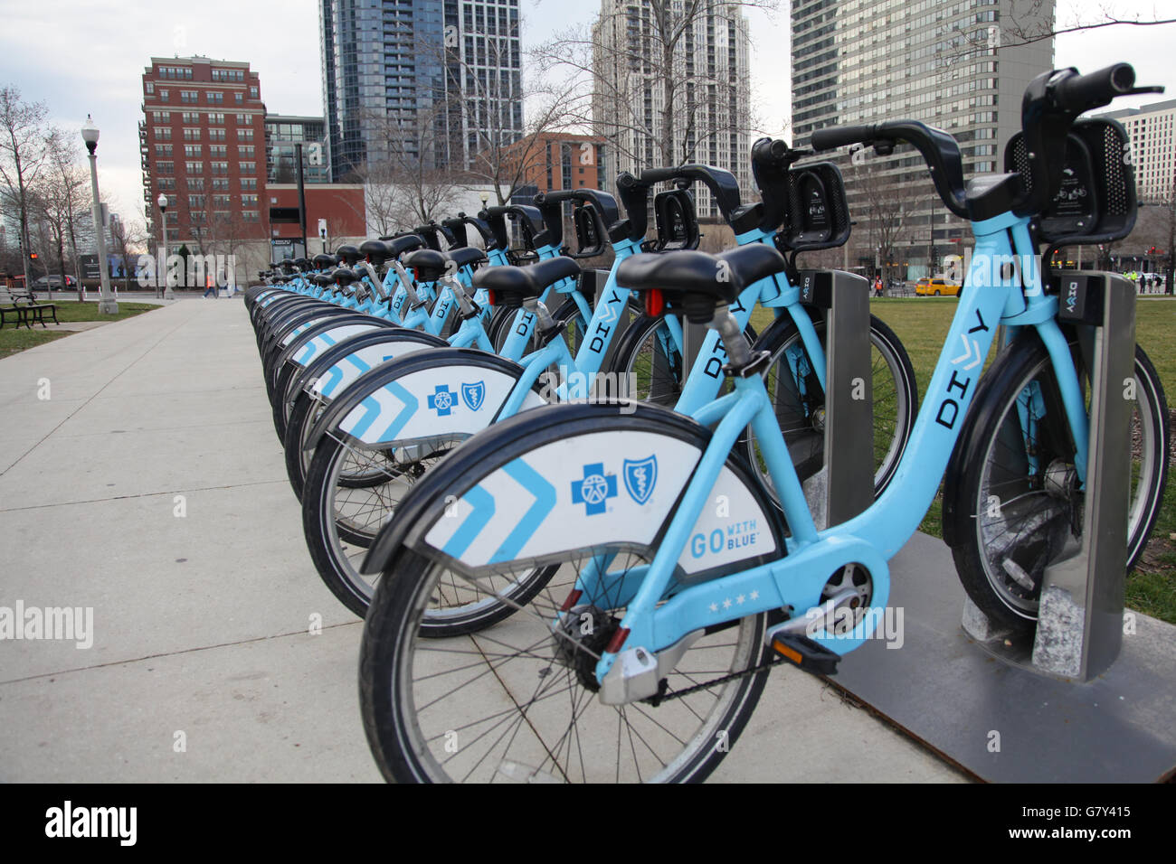 Chicago divy bike hi-res stock photography and images - Alamy