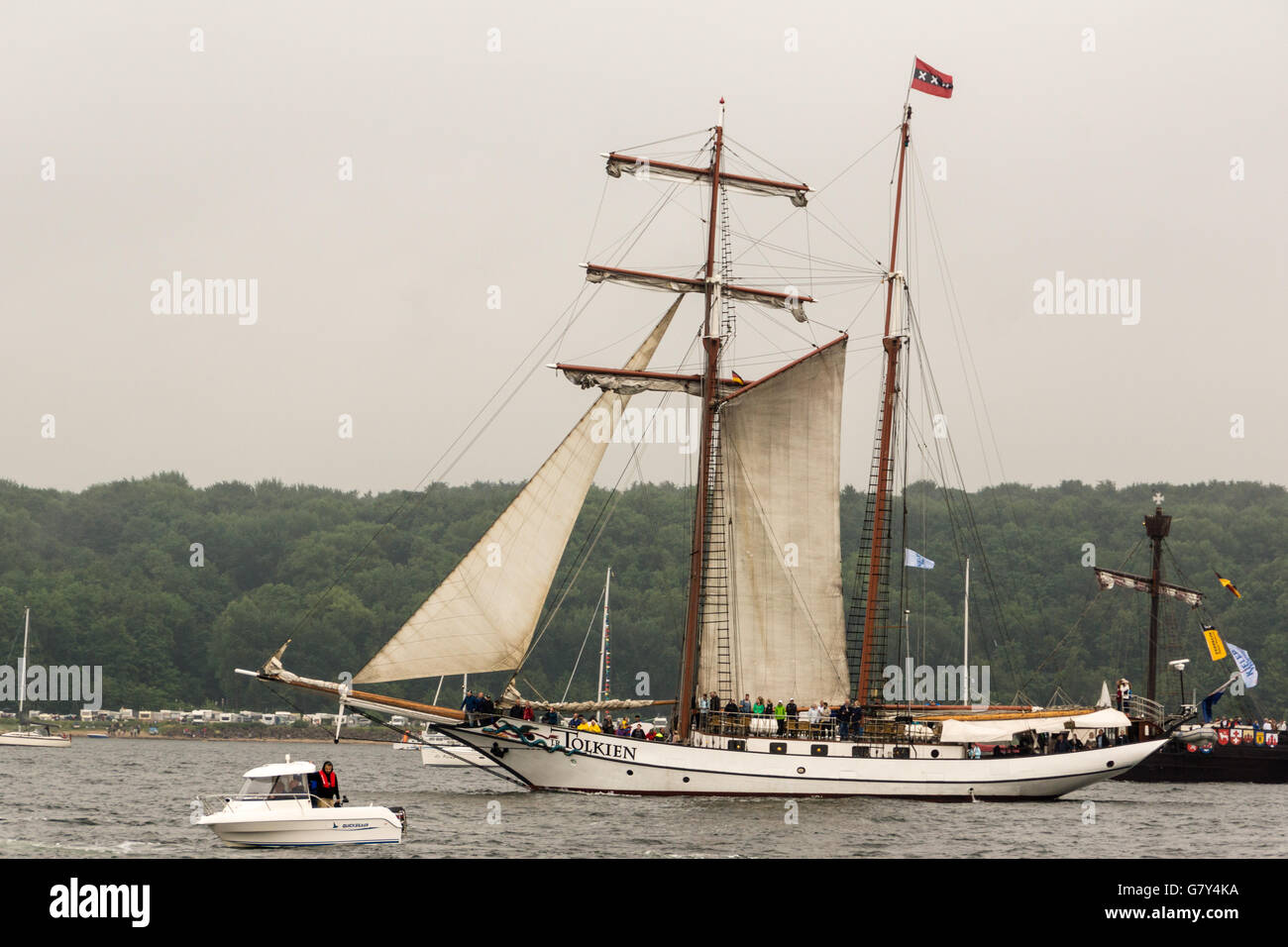Kiel, Germany. 25th June, 2016. Impressions of the Tall Ship Parade ...