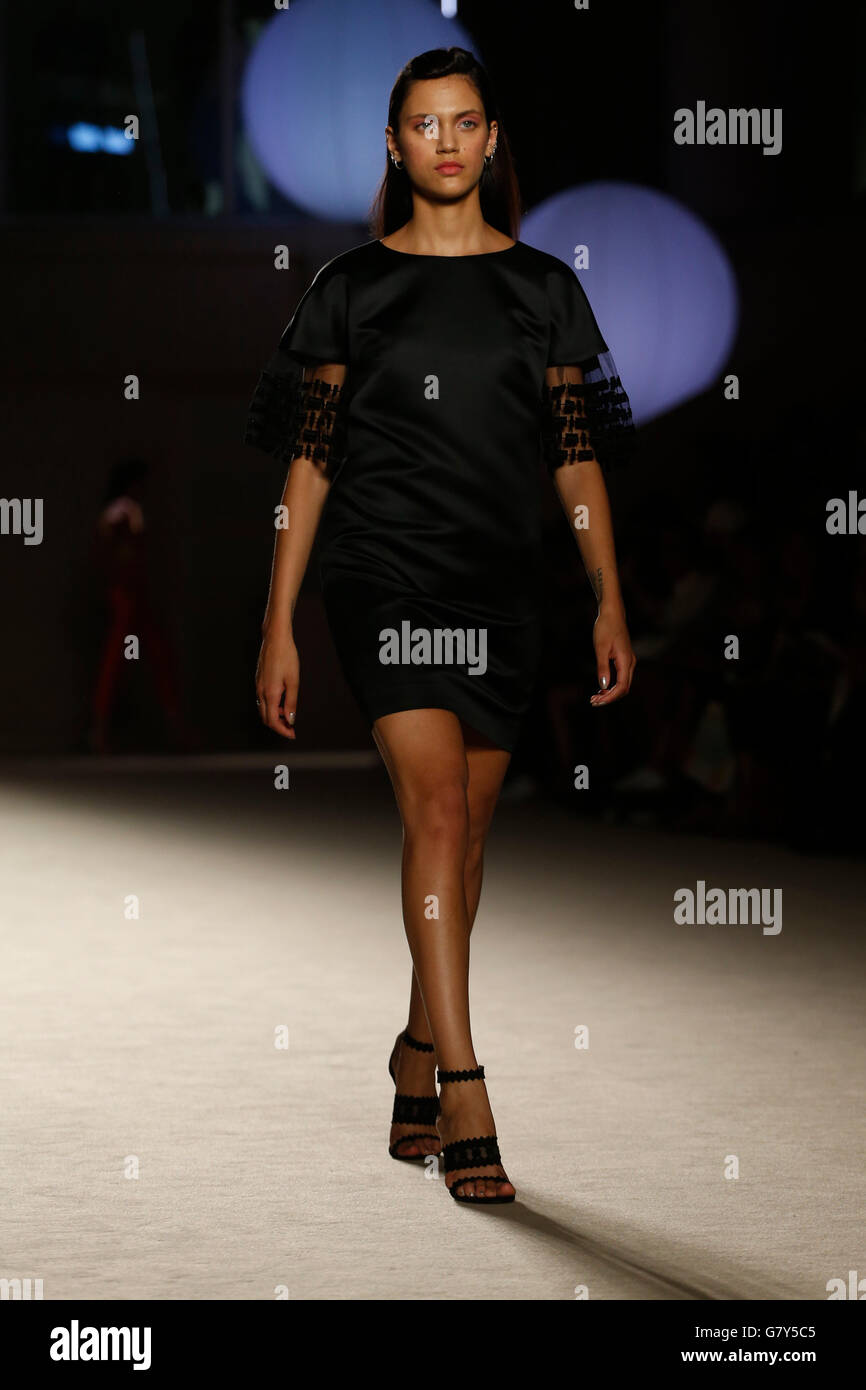 Barcelona, Spain. June 27, 2016. Models walks during the Justicia Ruano ...