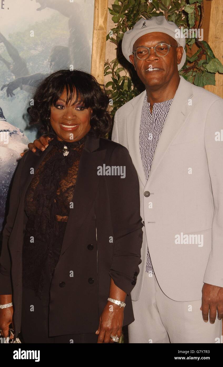 Hollywood, California, USA. 27th June, 2016. Samuel L. Jackson & Wife ...