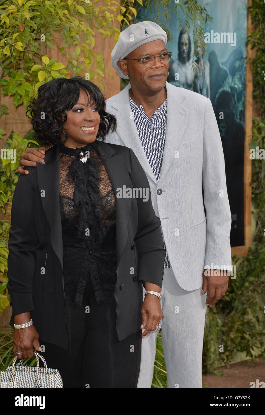 Actor samuel jackson wife latanya hi-res stock photography and images ...