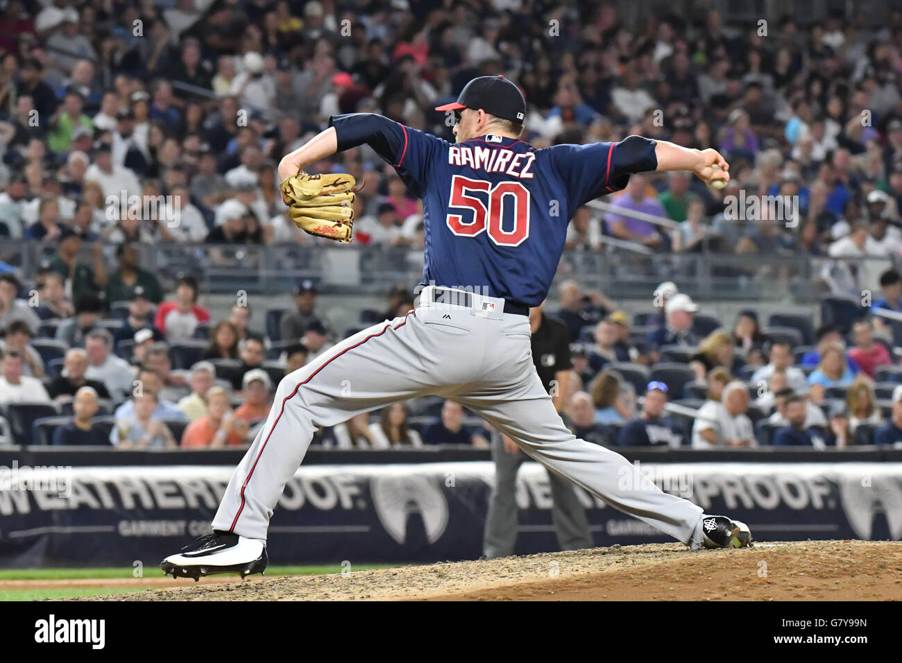 the Bronx, New York, USA. 24th June, 2016. Neil Ramirez (Twins), JUNE ...