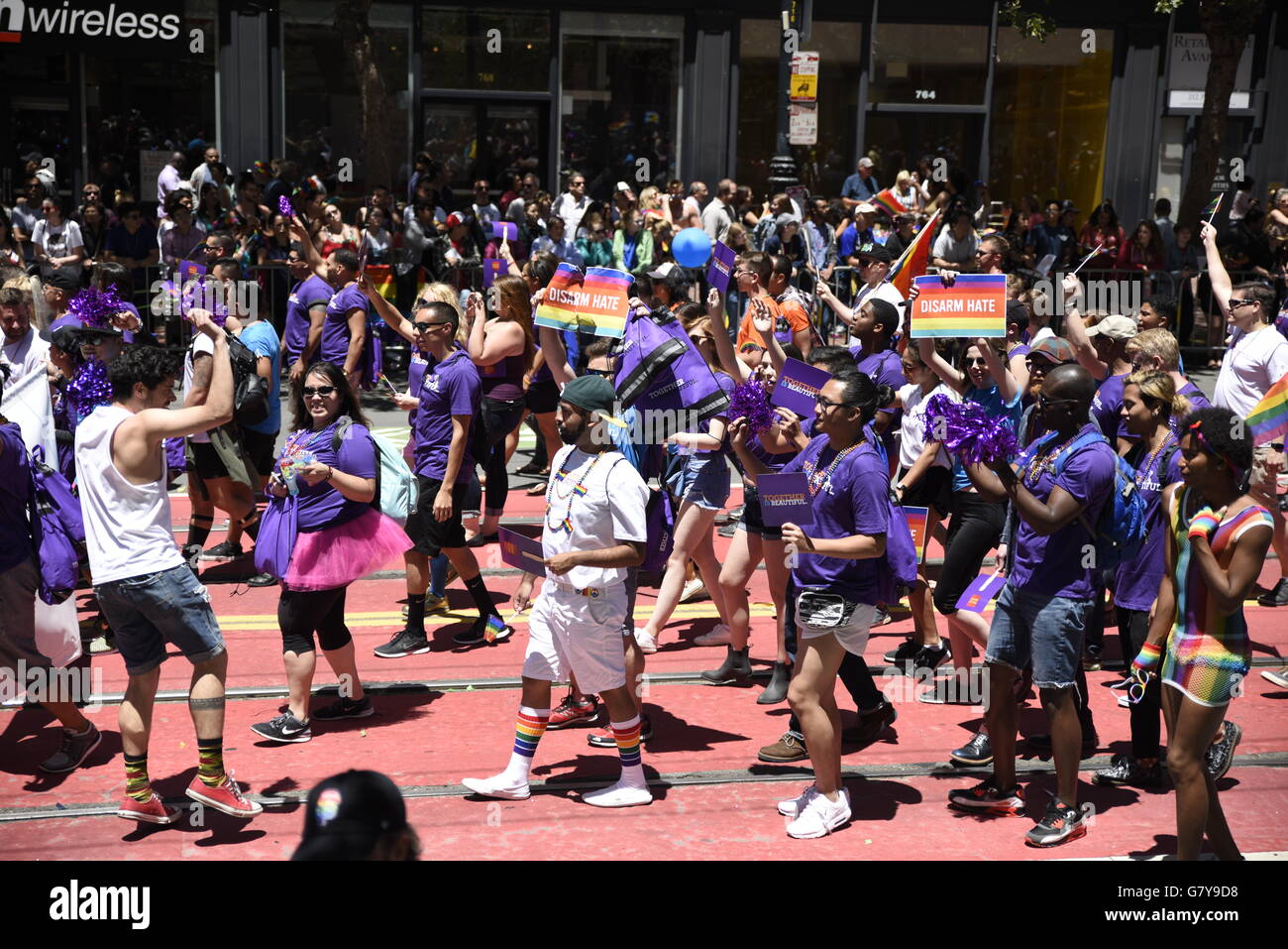 Wells fargo pride hi-res stock photography and images - Alamy
