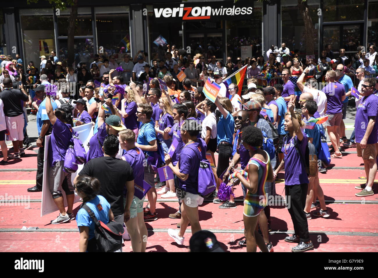 Wells fargo pride hi-res stock photography and images - Alamy