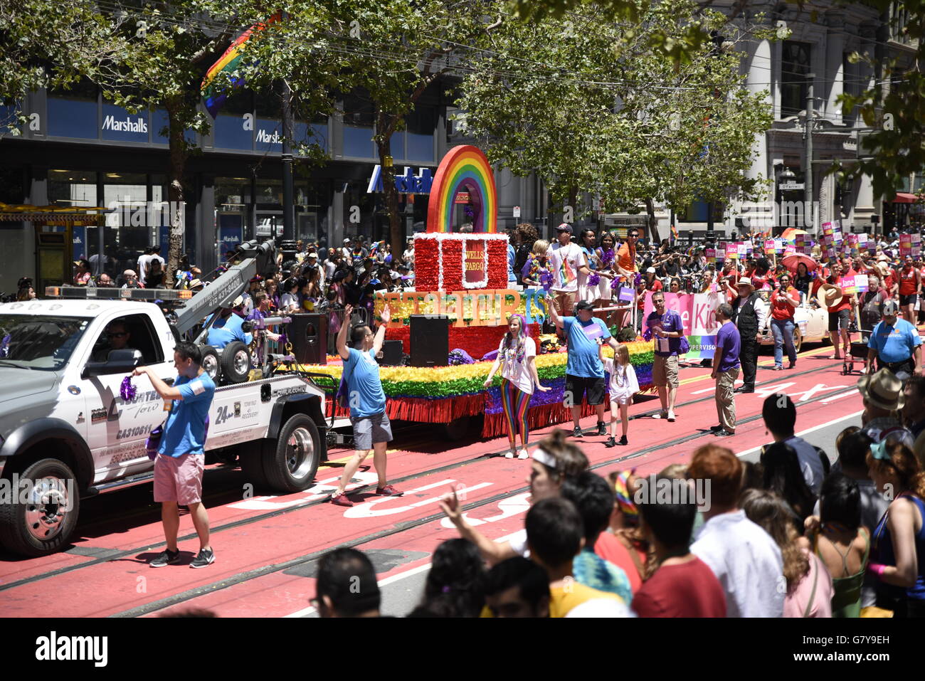 Wells fargo pride hi-res stock photography and images - Alamy