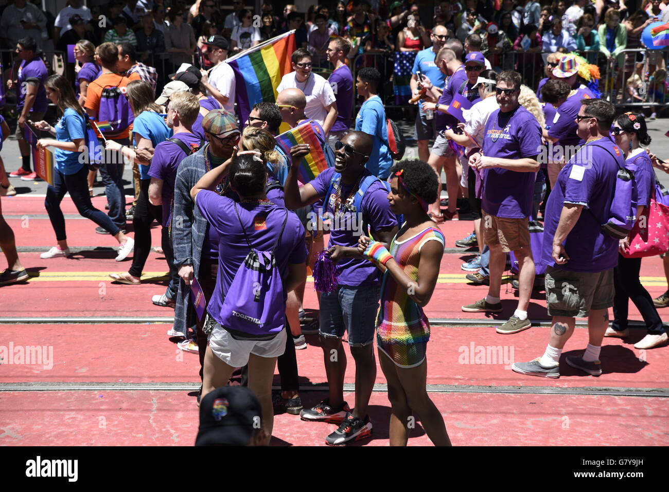 Wells fargo pride hi-res stock photography and images - Alamy