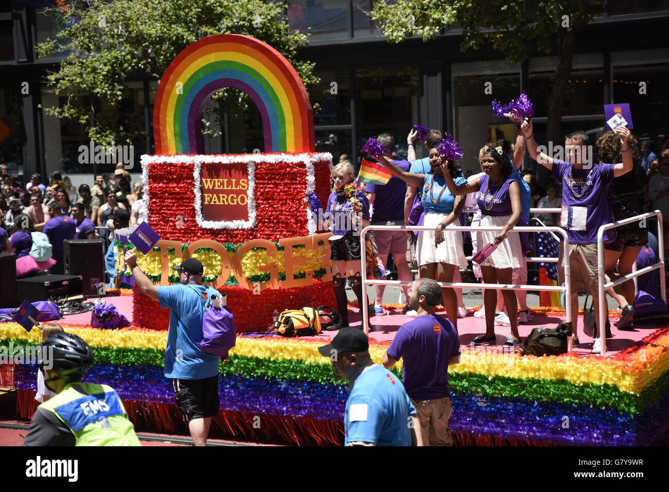 Wells fargo pride hi-res stock photography and images - Alamy