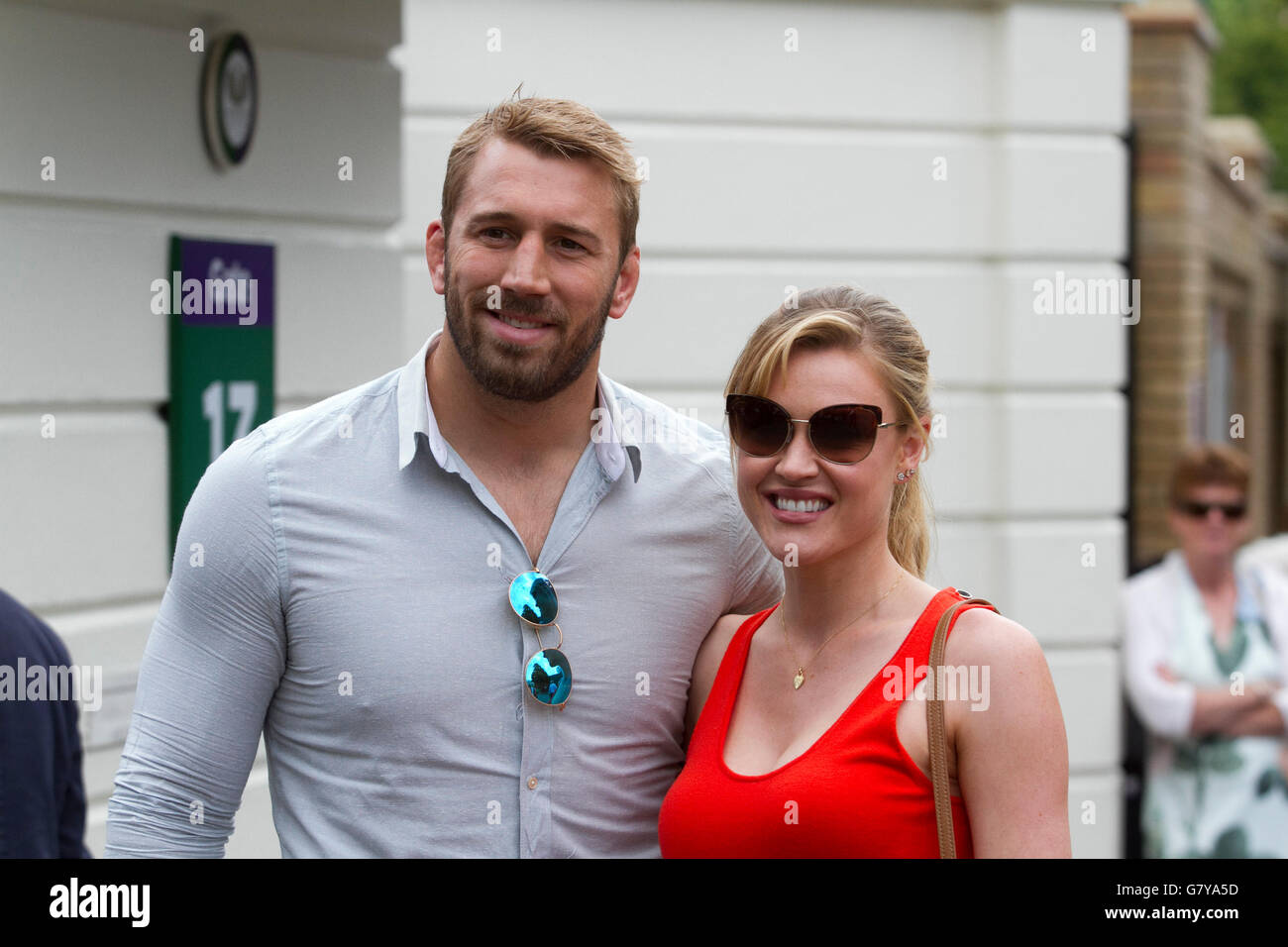 Wimbledon London,UK. 28th June 2016. England Rugby Professional player ...