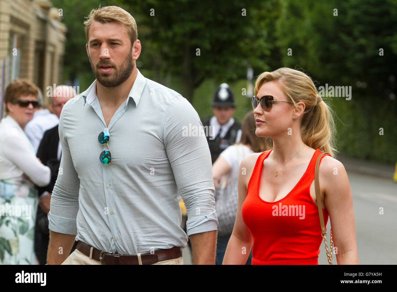 Wimbledon London,UK. 28th June 2016. England Rugby Professional player ...