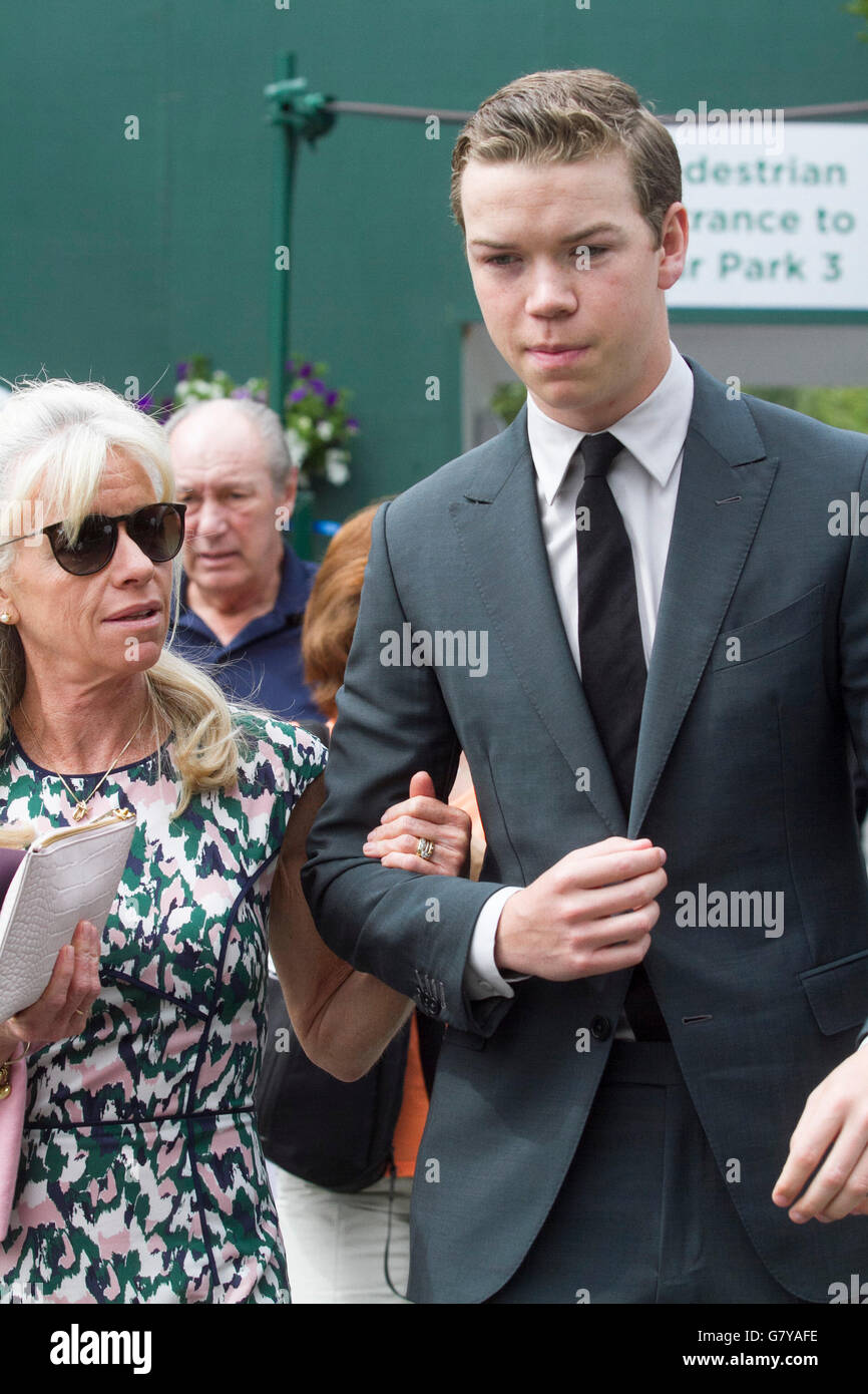 Wimbledon London,UK. 28th June 2016. English Actor Will Poulter with ...
