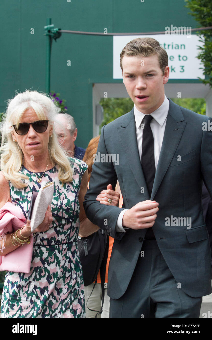 Wimbledon London,UK. 28th June 2016. English Actor Will Poulter with ...