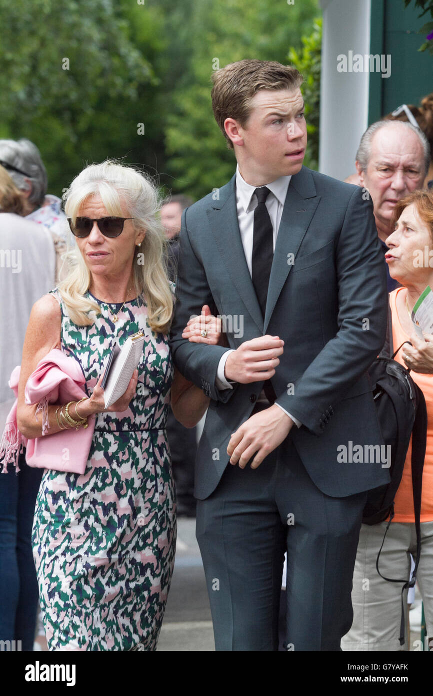 Wimbledon London,UK. 28th June 2016. English Actor Will Poulter with ...