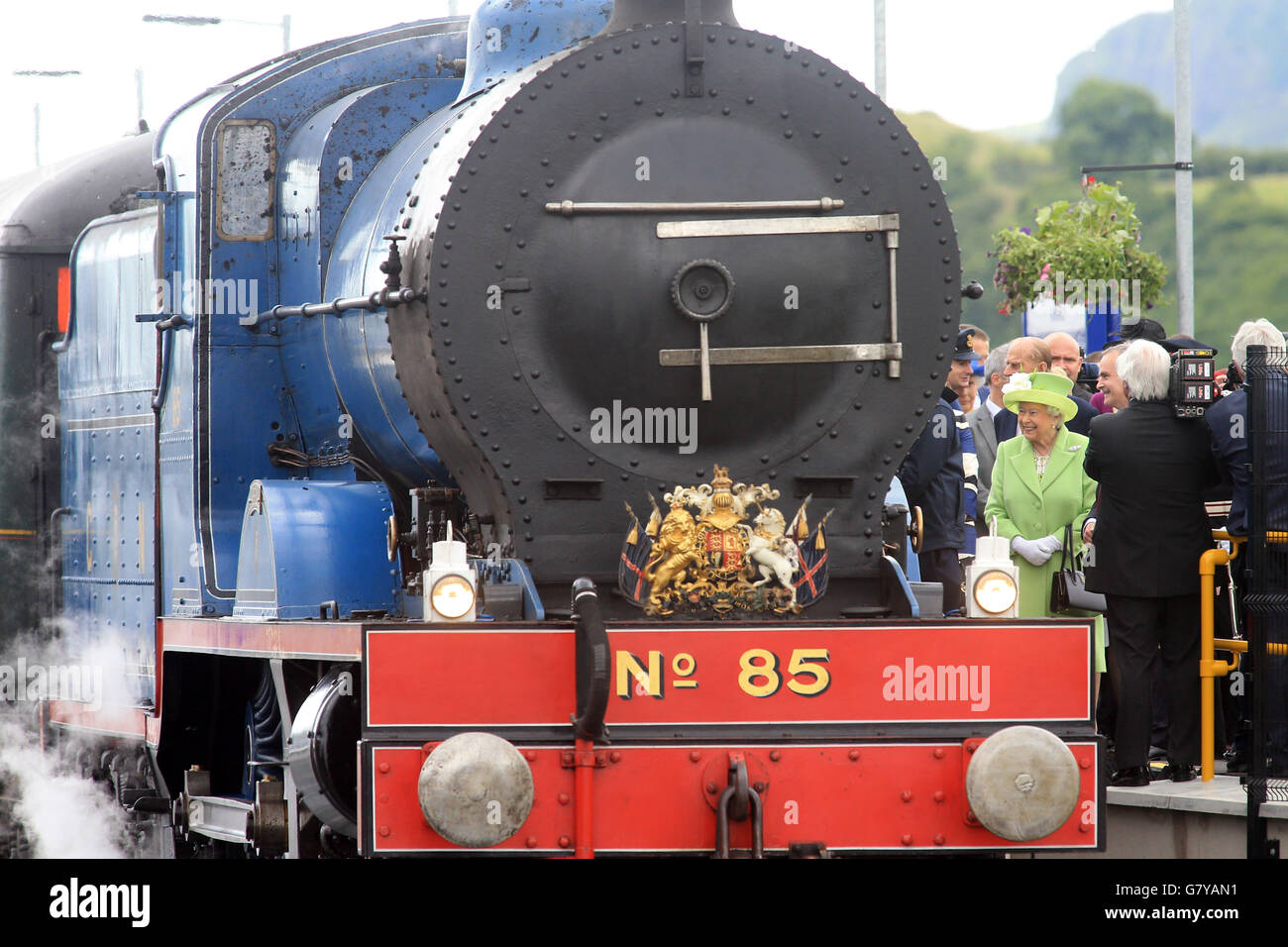 Bellarena, Northern Ireland, UK. 28th June, 2016. Britain's Queen ...