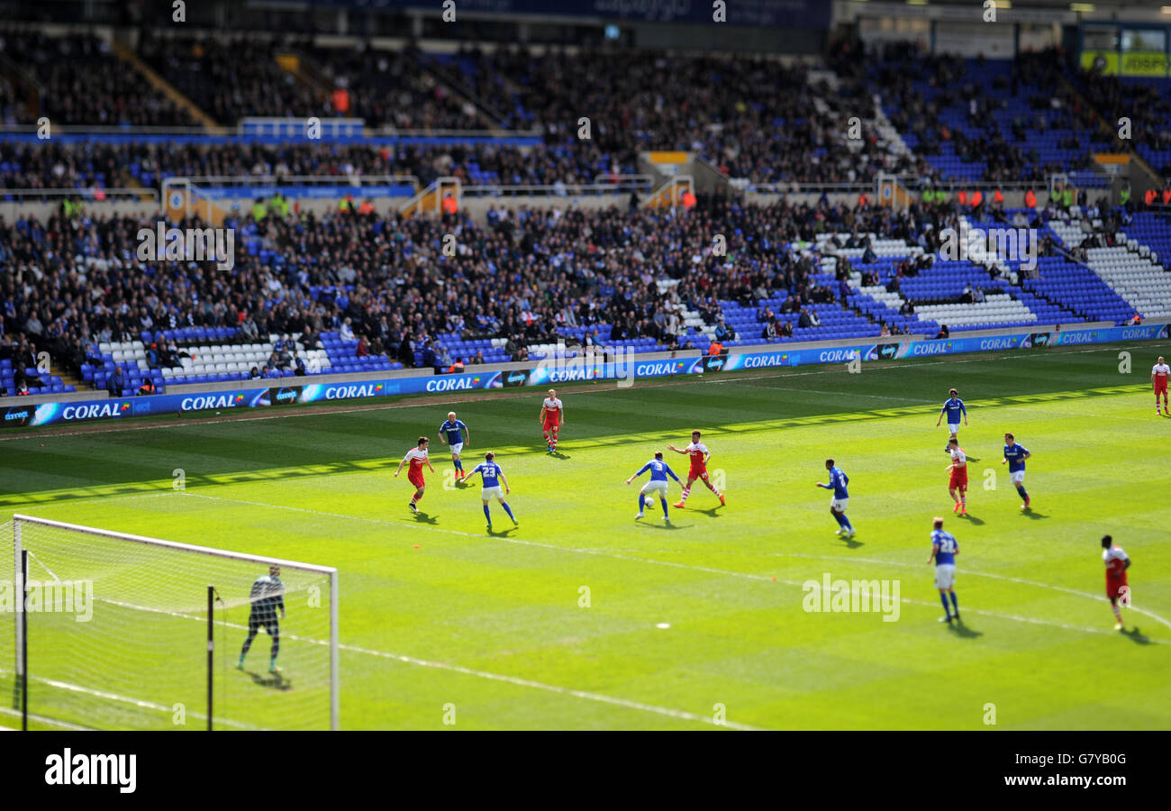 General view of the action shot using a tilt shift lens Stock Photo - Alamy