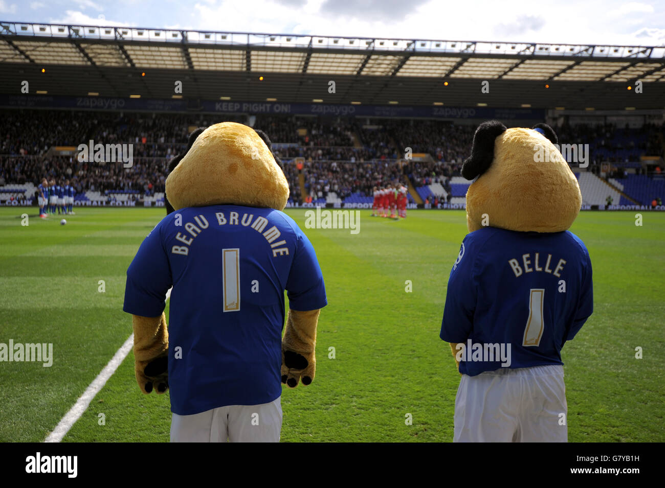 Birmingham city mascots beau belle brummie hi-res stock photography and ...