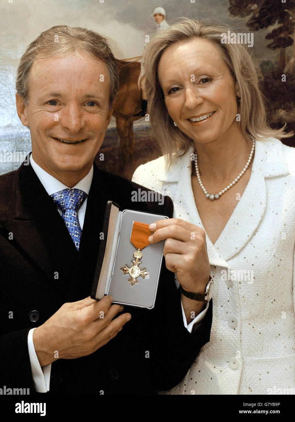 With his wife carolyn hi-res stock photography and images - Alamy