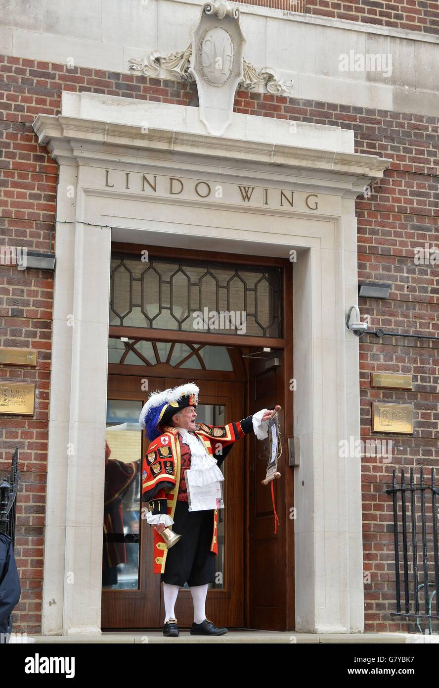 Tony Appleton outside the Lindo wing of St Mary's Hospital in ...